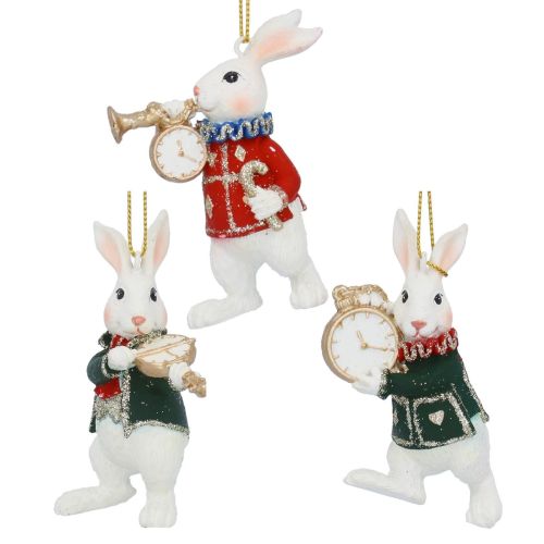 Christmas Baubles Rabbit Bauble Instrument Baubles Novelty Xmas Tree ...
