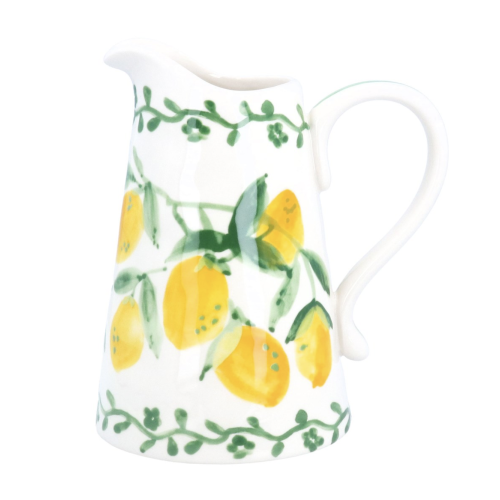 Lemon Jug Drinks Pitcher Mediterranean Jug, Italian Style Jug Vase ...