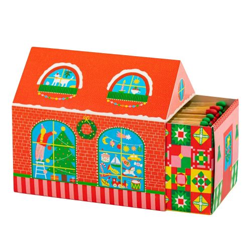 Christmas House Shaped Matchbox, House Shaped Matchbox, Giant Extra ...